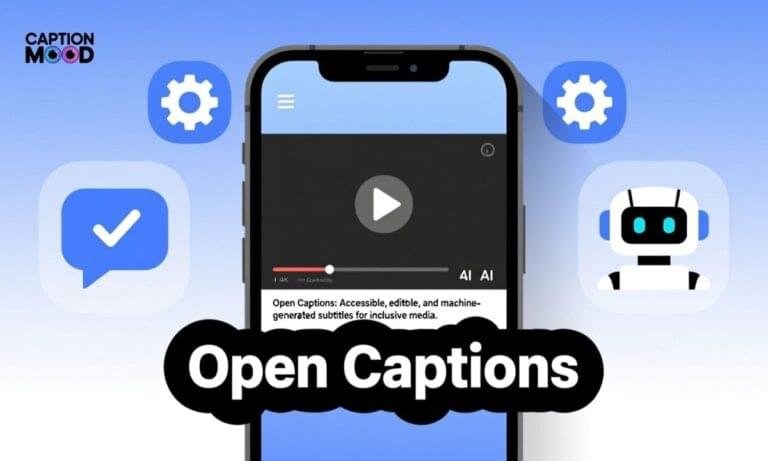 What Does Open Caption Mean in Movies & TV?